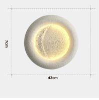 China kids room decorative lighting fixture cream breeze Minimalist Wabi Sabi moon ceiling light(WH-MA-302) for sale