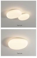 China Bedroom Lamp Creative Cute girl Room Decoration kids ceiling light led white Cobblestone lamp(WH-MA-306) for sale