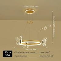China Living Room Ceiling Lamp fashion Atmosphere Modern Simple Luxury Butterfly Ceiling Lights(WH-MA-308) for sale
