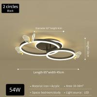 China Living Room Ceiling Lamp fashion Atmosphere Modern Simple Luxury Butterfly Ceiling Lights(WH-MA-308) for sale