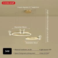 China Living Room Ceiling Lamp fashion Atmosphere Modern Simple Luxury Butterfly Ceiling Lights(WH-MA-308) for sale