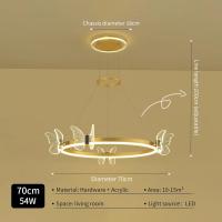 China Living Room Ceiling Lamp fashion Atmosphere Modern Simple Luxury Butterfly Ceiling Lights(WH-MA-308) for sale