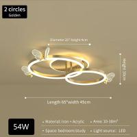 China Living Room Ceiling Lamp fashion Atmosphere Modern Simple Luxury Butterfly Ceiling Lights(WH-MA-308) for sale