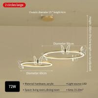 China Living Room Ceiling Lamp fashion Atmosphere Modern Simple Luxury Butterfly Ceiling Lights(WH-MA-308) for sale