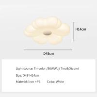 China Living Room Lamp Home Decor Kids Room Minimalist Acrylic White flower Ceiling lamp(WH-MA-309) for sale