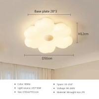 China Living Room Lamp Home Decor Kids Room Minimalist Acrylic White flower Ceiling lamp(WH-MA-309) for sale