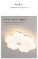 China Living Room Lamp Home Decor Kids Room Minimalist Acrylic White flower Ceiling lamp(WH-MA-309) for sale