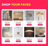 China Living Room Lamp Home Decor Kids Room Minimalist Acrylic White flower Ceiling lamp(WH-MA-309) for sale