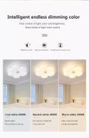 China Living Room Lamp Home Decor Kids Room Minimalist Acrylic White flower Ceiling lamp(WH-MA-309) for sale
