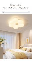 China Living Room Lamp Home Decor Kids Room Minimalist Acrylic White flower Ceiling lamp(WH-MA-309) for sale