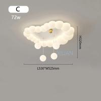 China Baby Room Ceiling Lamps Bedroom Warm Romantic Children's Room LED White Cloud Ceiling Lights(WH-MA-311) for sale