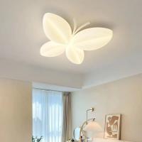 China Bedroom Ceiling Lamps Creative Princess Room Little Girl Warm Romantic Butterfly Ceiling Lights(WH-MA-312) for sale