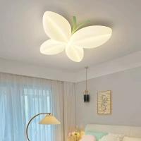 China Bedroom Ceiling Lamps Creative Princess Room Little Girl Warm Romantic Butterfly Ceiling Lights(WH-MA-312) for sale