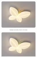 China Bedroom Ceiling Lamps Creative Princess Room Little Girl Warm Romantic Butterfly Ceiling Lights(WH-MA-312) for sale