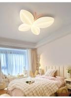 China Bedroom Ceiling Lamps Creative Princess Room Little Girl Warm Romantic Butterfly Ceiling Lights(WH-MA-312) for sale