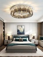 China Living Room Simple light Bedroom Modern Chrome Silver Home Creative Crystal Ceiling Lamp(WH-MA-314) for sale