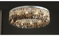 China Living Room Simple light Bedroom Modern Chrome Silver Home Creative Crystal Ceiling Lamp(WH-MA-314) for sale
