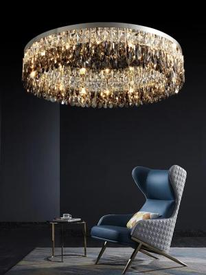 China Living Room Simple light Bedroom Modern Chrome Silver Home Creative Crystal Ceiling Lamp(WH-MA-314) for sale
