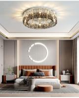 China Living Room Simple light Bedroom Modern Chrome Silver Home Creative Crystal Ceiling Lamp(WH-MA-314) for sale