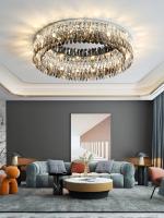 China Living Room Simple light Bedroom Modern Chrome Silver Home Creative Crystal Ceiling Lamp(WH-MA-314) for sale