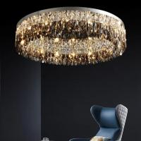 China Living Room Simple light Bedroom Modern Chrome Silver Home Creative Crystal Ceiling Lamp(WH-MA-314) for sale