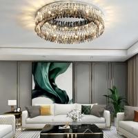 China Living Room Simple light Bedroom Modern Chrome Silver Home Creative Crystal Ceiling Lamp(WH-MA-314) for sale
