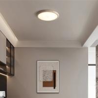 China Corridor Light Fixture Bedroom Mounted Luminaire Wabi Sabi Circular Yelllow Stone Ceiling Lamp(WH-MA-316) for sale
