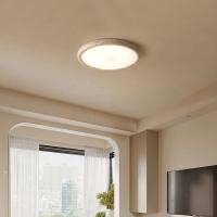 China Corridor Light Fixture Bedroom Mounted Luminaire Wabi Sabi Circular Yelllow Stone Ceiling Lamp(WH-MA-316) for sale