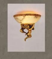 China Corridor Light Fixture Bedroom Mounted Luminaire Wabi Sabi Circular Yelllow Stone Ceiling Lamp(WH-MA-316) for sale