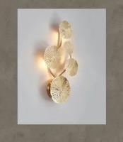 China Corridor Light Fixture Bedroom Mounted Luminaire Wabi Sabi Circular Yelllow Stone Ceiling Lamp(WH-MA-316) for sale