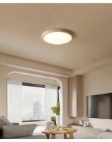 China Corridor Light Fixture Bedroom Mounted Luminaire Wabi Sabi Circular Yelllow Stone Ceiling Lamp(WH-MA-316) for sale