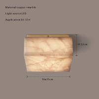 China Hallway Light Living Room Led Home Decor Bedroom Luxury Modern Natural Marble Ceiling Lamp(WH-MA-317) for sale