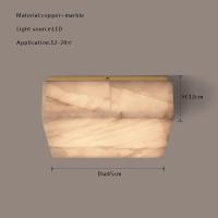 China Hallway Light Living Room Led Home Decor Bedroom Luxury Modern Natural Marble Ceiling Lamp(WH-MA-317) for sale
