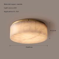 China Hallway Light Living Room Led Home Decor Bedroom Luxury Modern Natural Marble Ceiling Lamp(WH-MA-317) for sale