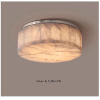 China Hallway Light Living Room Led Home Decor Bedroom Luxury Modern Natural Marble Ceiling Lamp(WH-MA-317) for sale