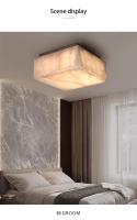 China Hallway Light Living Room Led Home Decor Bedroom Luxury Modern Natural Marble Ceiling Lamp(WH-MA-317) for sale