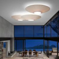 China Dining Room lamp Bedroom Living Room Creative Circular Hotel Lobby Fabric Ceiling Light(WH-MA-318) for sale