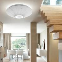 China Dining Room lamp Bedroom Living Room Creative Circular Hotel Lobby Fabric Ceiling Light(WH-MA-318) for sale