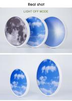 China Home Decor Lamp Bedroom Aisle Living Room LED Modern Blue Sky Moon Ceiling Light(WH-MA-319) for sale