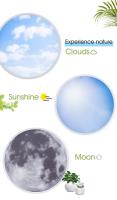 China Home Decor Lamp Bedroom Aisle Living Room LED Modern Blue Sky Moon Ceiling Light(WH-MA-319) for sale