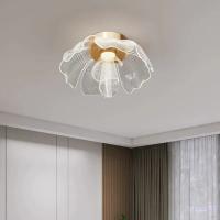 China Gold Luxury Lighting Hallway Interior Study Bedroom Acrylic Lamp LED Flower Ceiling Light(WH-MA-320) for sale