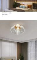 China Gold Luxury Lighting Hallway Interior Study Bedroom Acrylic Lamp LED Flower Ceiling Light(WH-MA-320) for sale