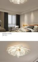 China Gold Luxury Lighting Hallway Interior Study Bedroom Acrylic Lamp LED Flower Ceiling Light(WH-MA-320) for sale