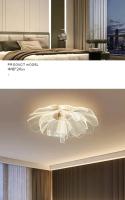 China Gold Luxury Lighting Hallway Interior Study Bedroom Acrylic Lamp LED Flower Ceiling Light(WH-MA-320) for sale
