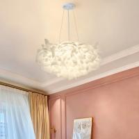 China Restaurant Lamp Home Decor Bedroom Living Room Romantic White Flower Ceiling Lights(WH-MA-321) for sale