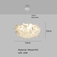 China Restaurant Lamp Home Decor Bedroom Living Room Romantic White Flower Ceiling Lights(WH-MA-321) for sale