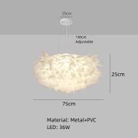 China Restaurant Lamp Home Decor Bedroom Living Room Romantic White Flower Ceiling Lights(WH-MA-321) for sale