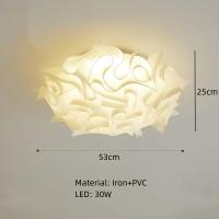China Restaurant Lamp Home Decor Bedroom Living Room Romantic White Flower Ceiling Lights(WH-MA-321) for sale
