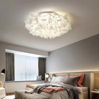 China Restaurant Lamp Home Decor Bedroom Living Room Romantic White Flower Ceiling Lights(WH-MA-321) for sale