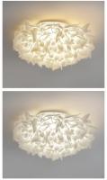 China Restaurant Lamp Home Decor Bedroom Living Room Romantic White Flower Ceiling Lights(WH-MA-321) for sale